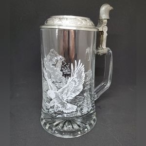 Domex | Dining | Vintage Domex Etched Eagle Design Glass Steintankard ...